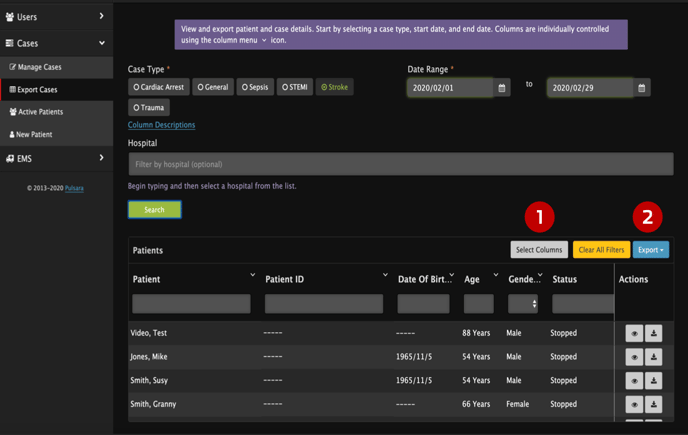 EMS Dashboard Overview